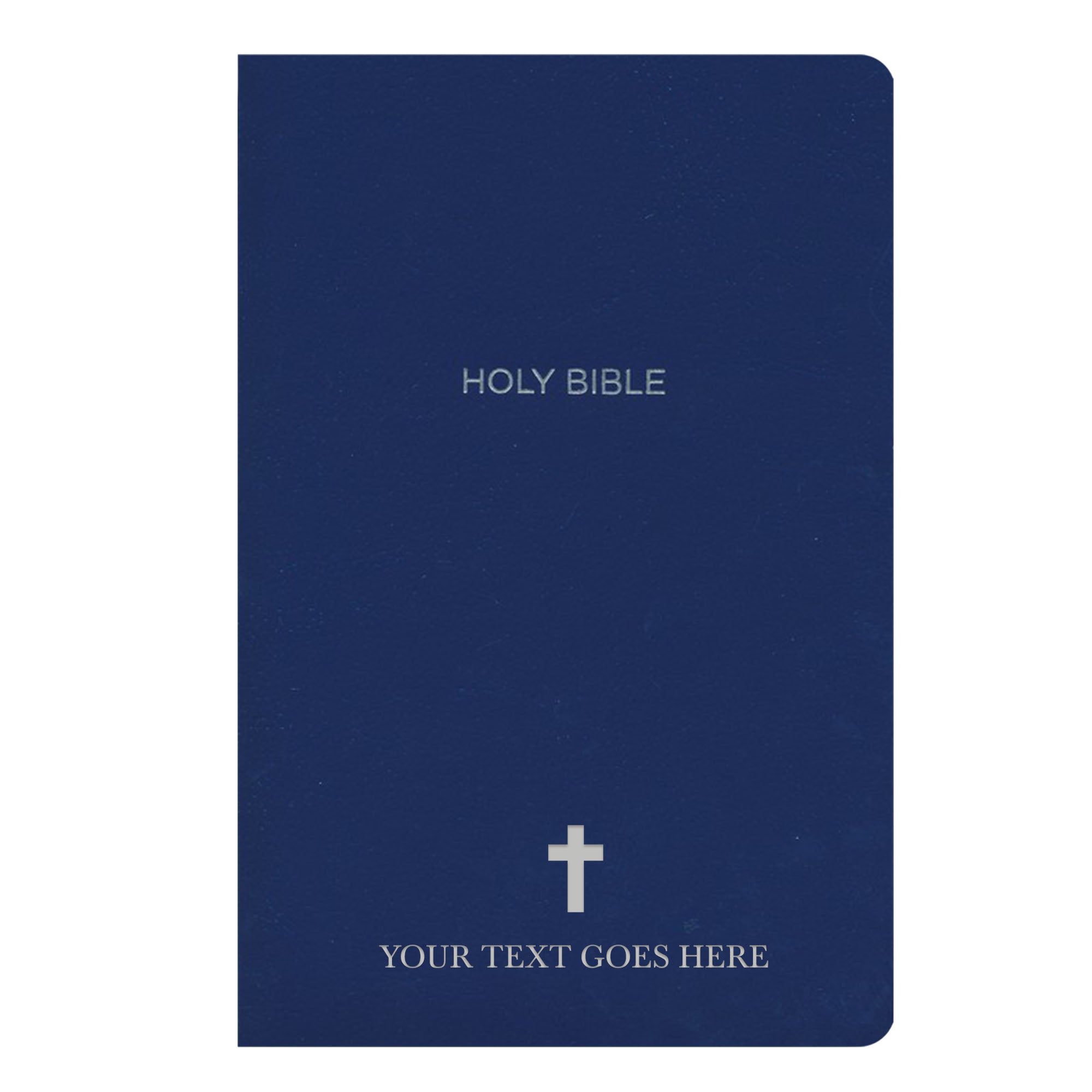 NKJV Blue Standard Size Holy Bible Small Print – Shepherds Shelf