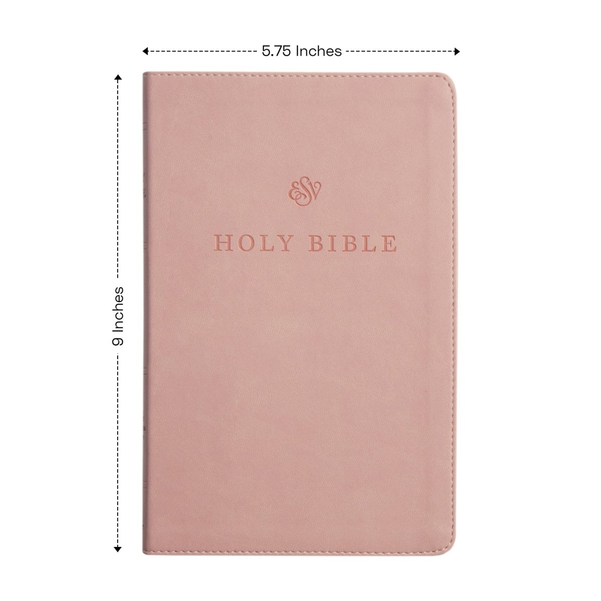 Faux Leather ESV Premium Church Bible, Pink | Shepherds Shelf